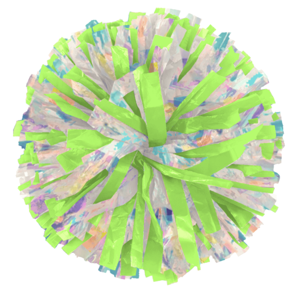 Laser-Plastic Custom Mix Show Poms – Pom Express