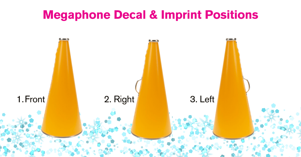 Custom Megaphone Decals – Cheer Accessories | Pom Express
