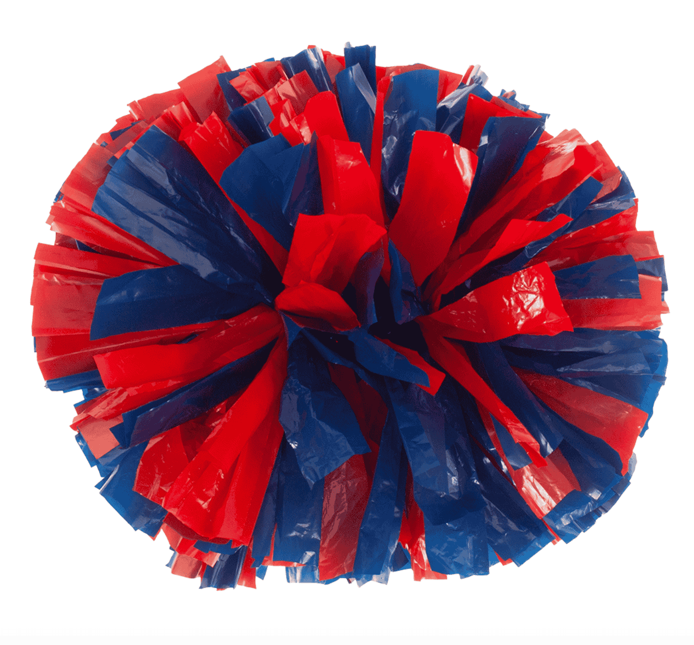 Custom 2-Color Plastic Competition POWER POMS - Pom Express